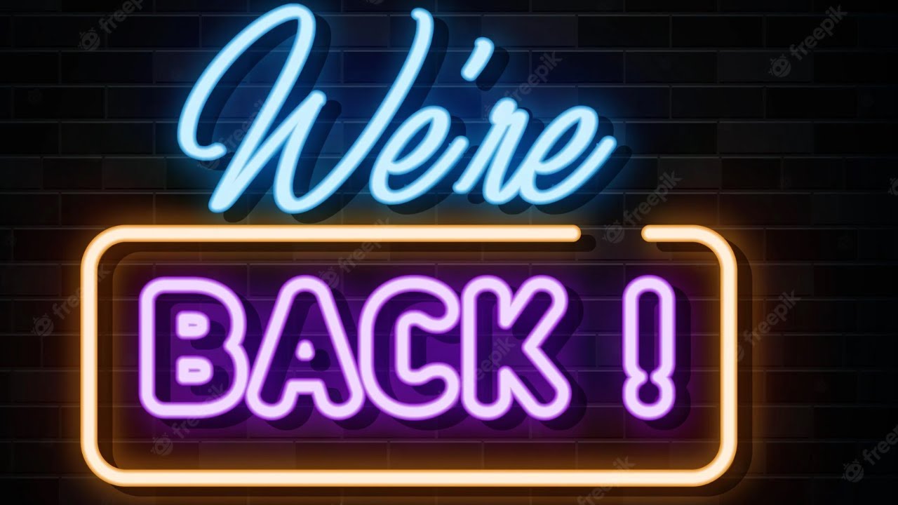we're back! - YouTube