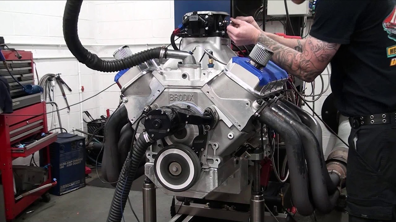 632/1050 HP SR20 Aluminum Block Pump Gas Engine. Robert Williams. - YouTube