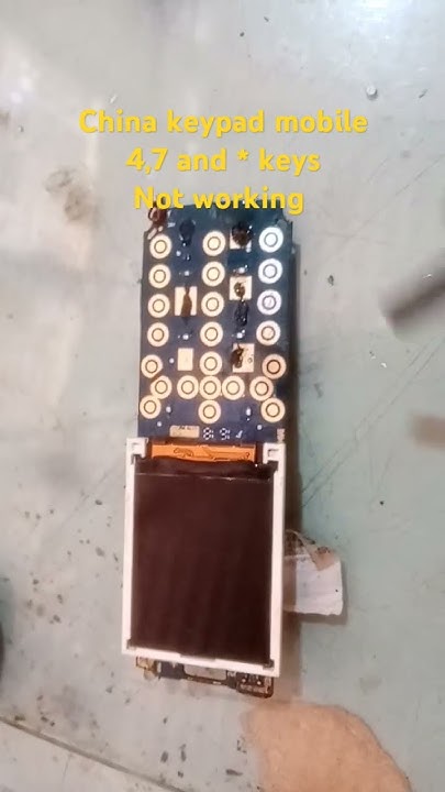 How to fix all china keypad mobile phones keys not working || Repair 4,7 and * keys |new tricks ...