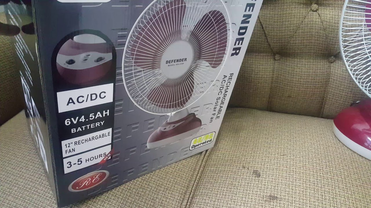 Rechargeable Fan | rechargeable fan collection | charger fan - YouTube