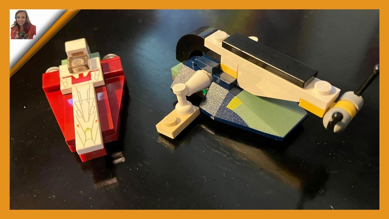 Sara Builds - Mini Jedi Starfighter and Slave I - YouTube