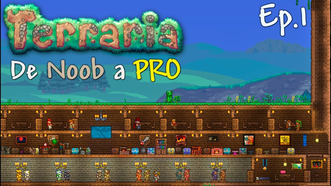 TERRARIA 1.3.5.1 | Gameplay Español | De Noob A Pro | Ep.1 Mina Y ...