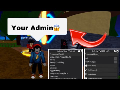 500+ Command Roblox Admin Script (Includes Infinite Yield & FE GUI!)