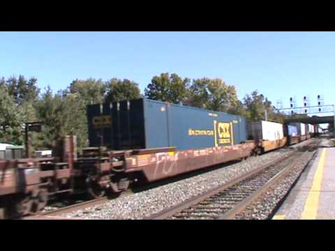 CSX INTERMODAL 5469 4754 AND 391 SPIRIT OF DANTE - YouTube