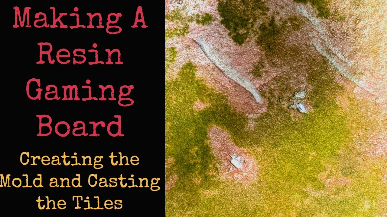 Casting a Resin Tabletop Game Board - YouTube
