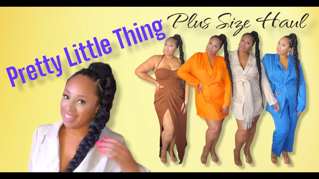Pretty Little Thing Try On Haul Plus size and Curve - YouTube