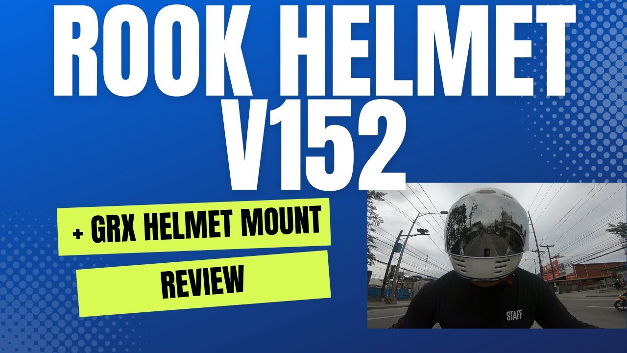 ROOK HELMET V152 AND GRX GOPRO MOUNT REVIEW | Kymco Like 125 - YouTube