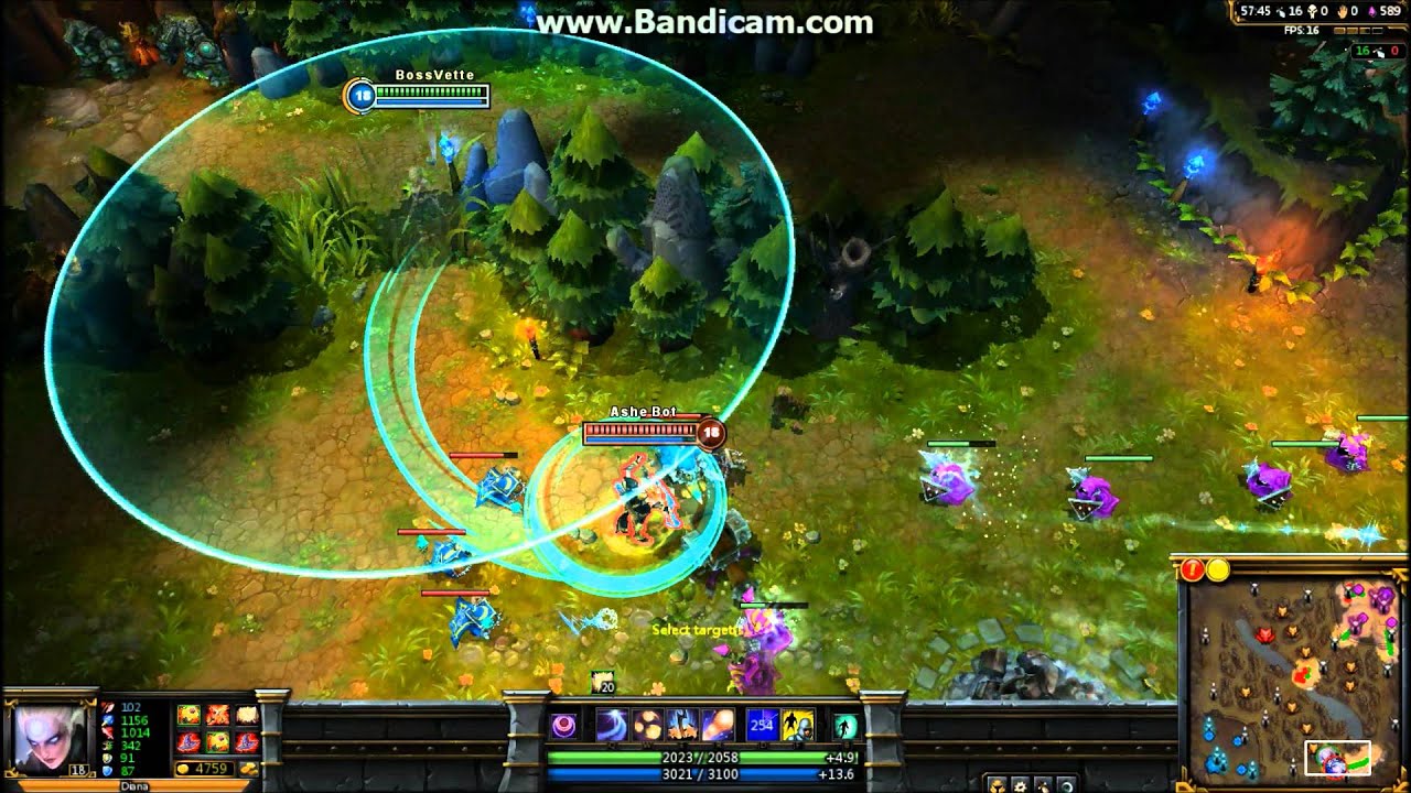 LoL: Diana 1000+AP - YouTube