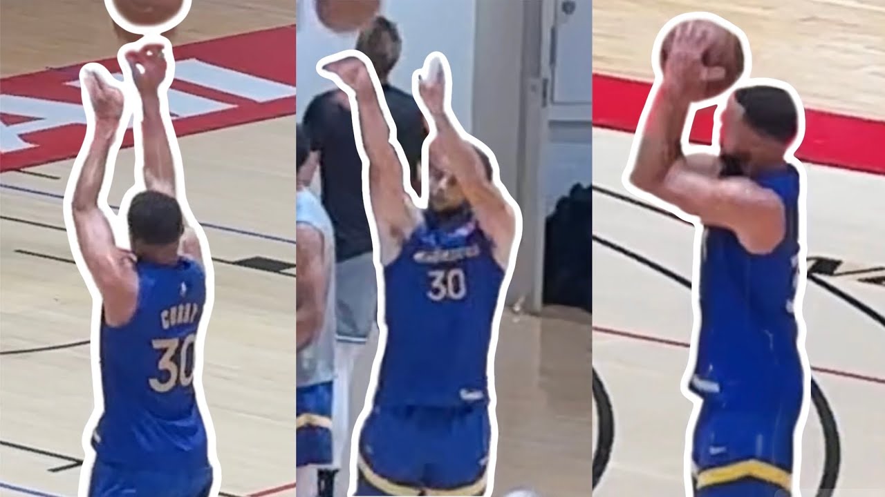 Steph Curry FULL Workout 150+ Shots Post Practice With Warriors Teammate Moses Moody - YouTube