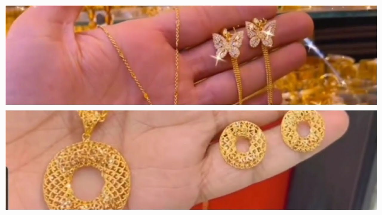 Dubai Gold Lockets & Pendant set liteweight to heavy weight all in one ...