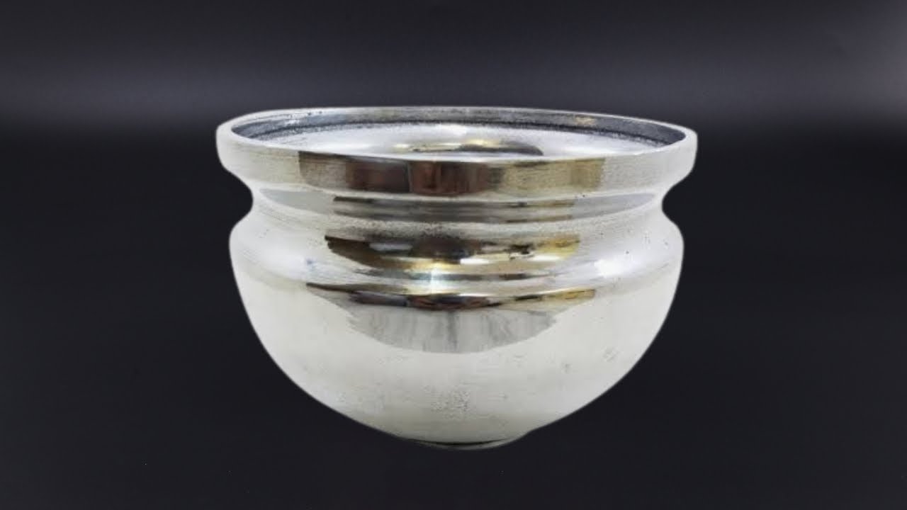 Indolium Uruli Chatti, Glossy Urli Pot for Cooking, Gravy Kadai-10 Inch ...