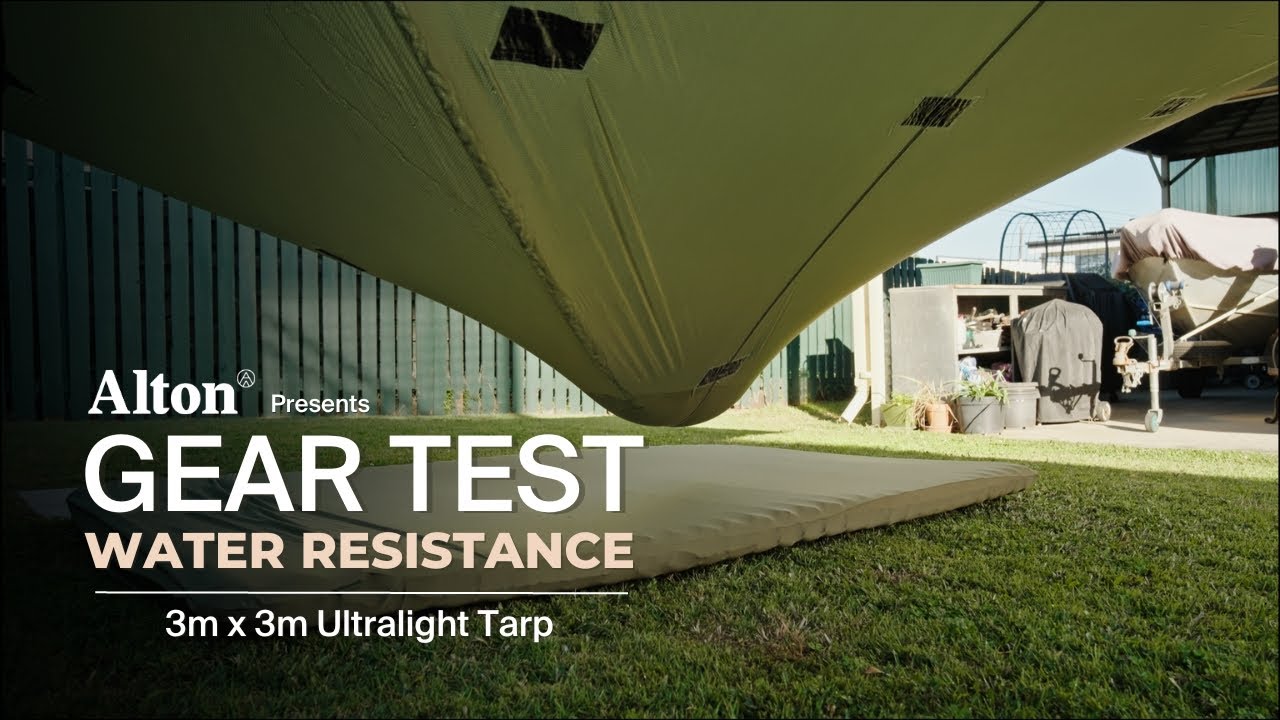 Gear Test: Just How Waterproof Is An Alton Tarp? - YouTube