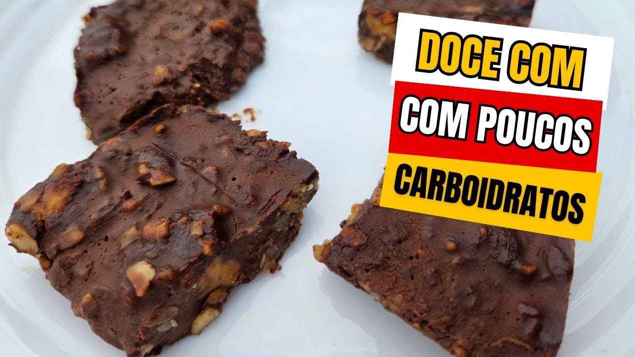 Doce Low Carb, com POUCOS INGREDIENTES. Rápido, fácil de fazer e ...