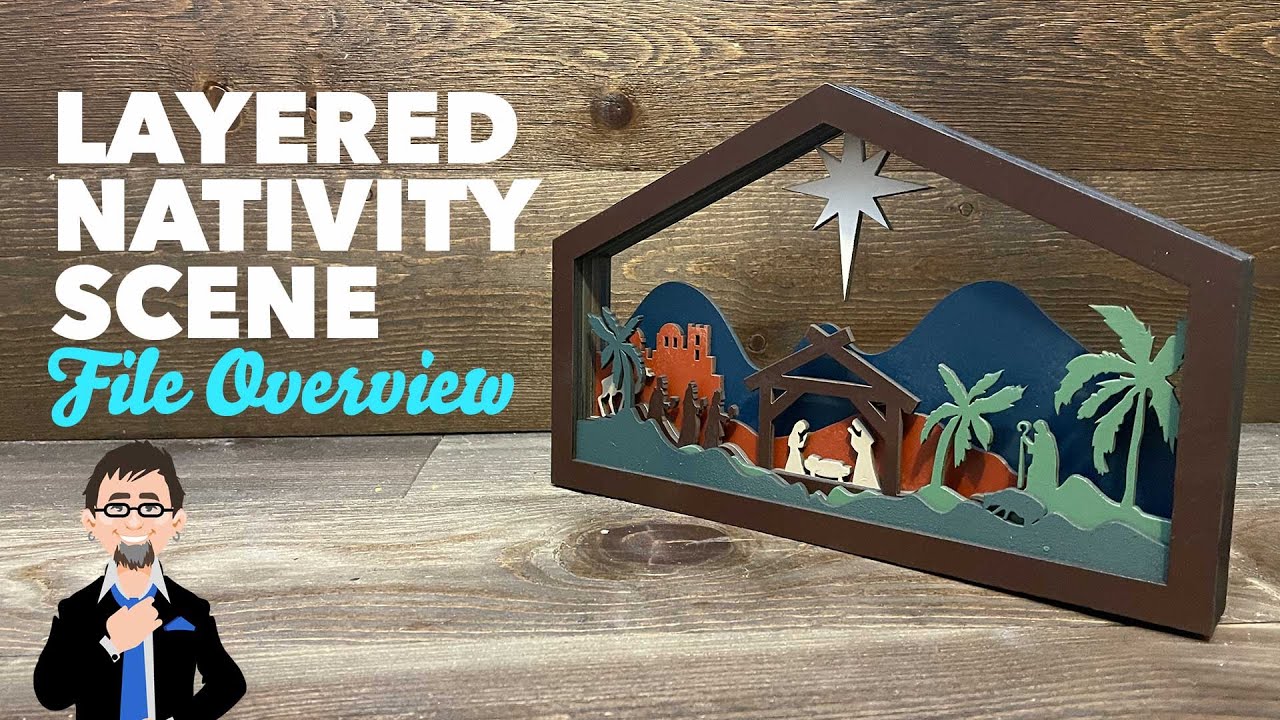 File Overview: Layered Nativity Scene - YouTube