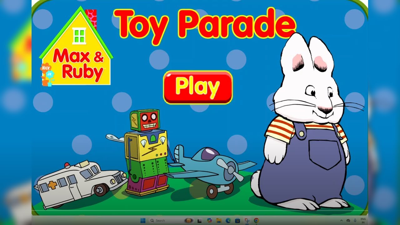 Max and Ruby's Toy Parade | Old Flash Games on Nick Jr. | Classic Kids ...