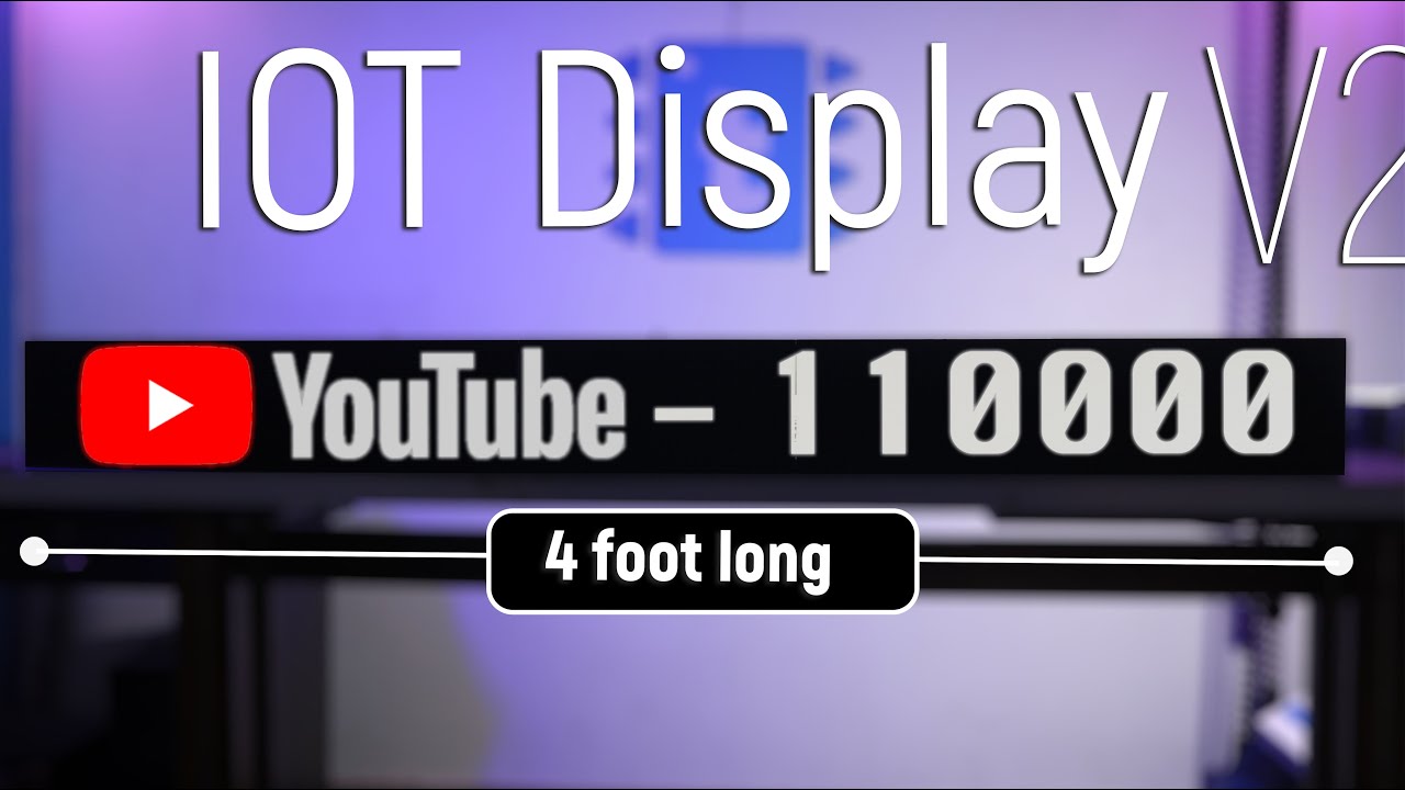 Our BIGGEST! IOT Display made using ESP32 | ESP32 Project | IOT Project ...