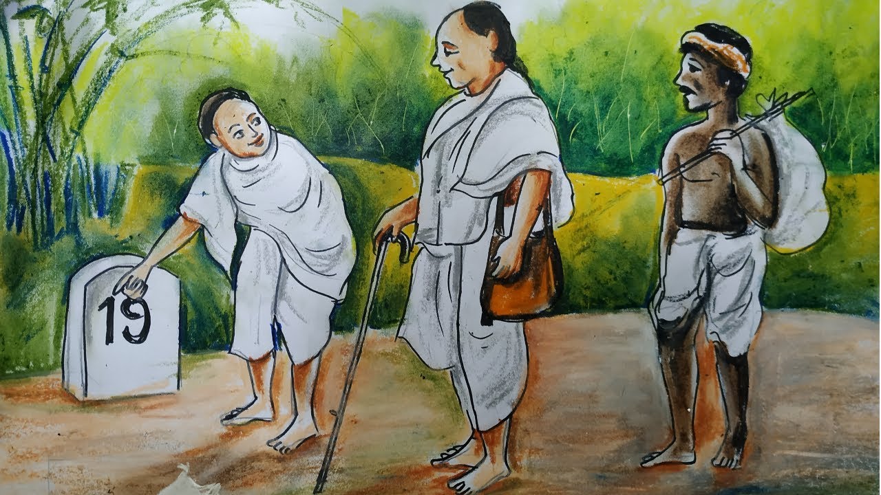 vidyasagar drawing easily,ishwar chandra vidyasagar painting by oil ...