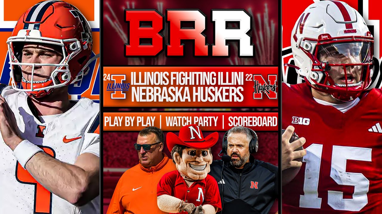 Illinois Fighting Illini vs Nebraska Cornhuskers LIVE | Scoreboard ...