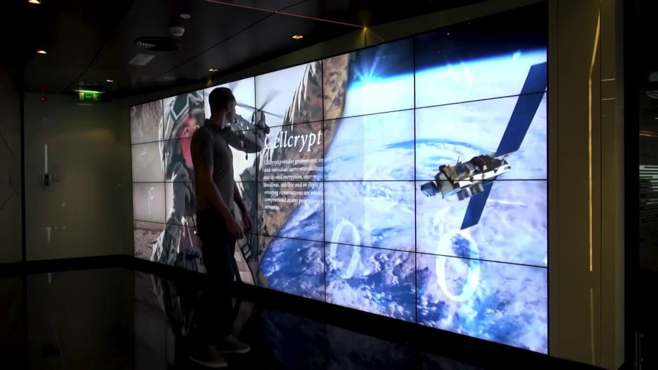 World's largest Kinect driven interactive video wall - YouTube