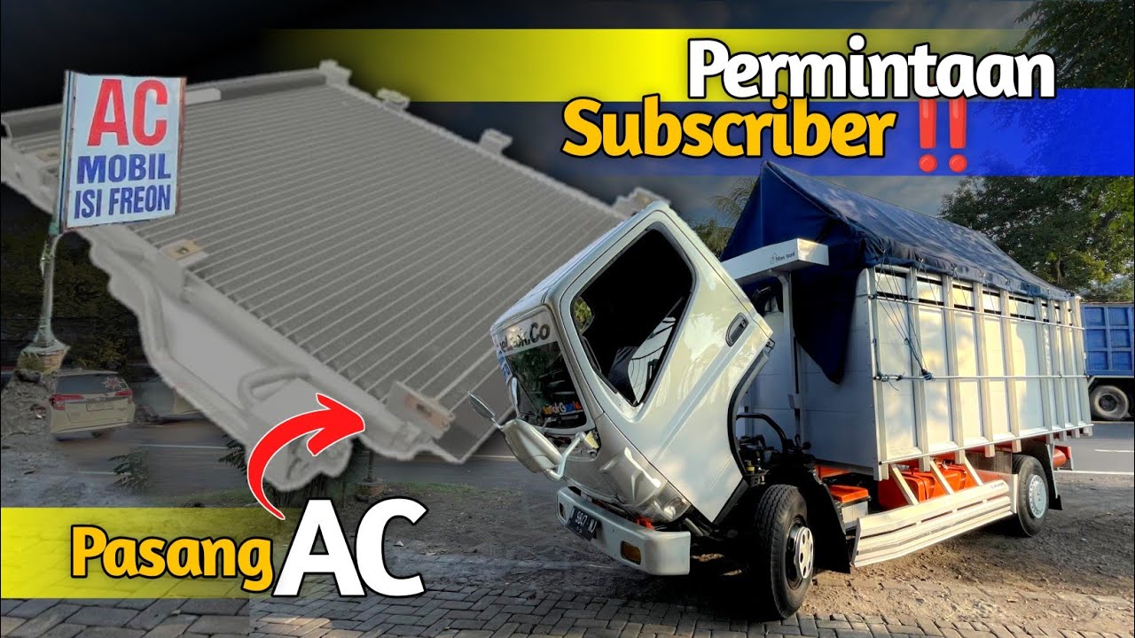 Akhirnya pasang AC ‼️ Sesuai request subcriber pasang pendingin ruangan ...