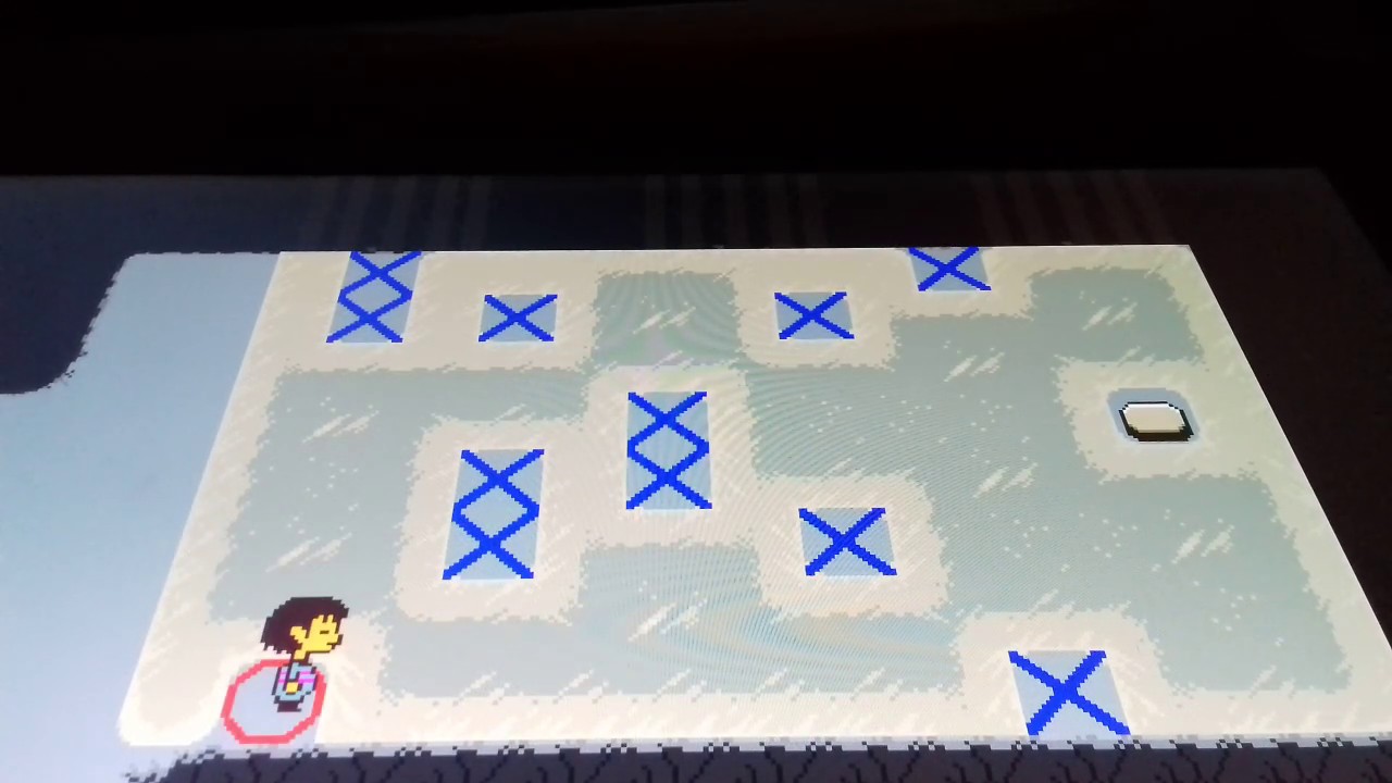 How to get past the puzzle in snowdin before the Greater Dog (The ...