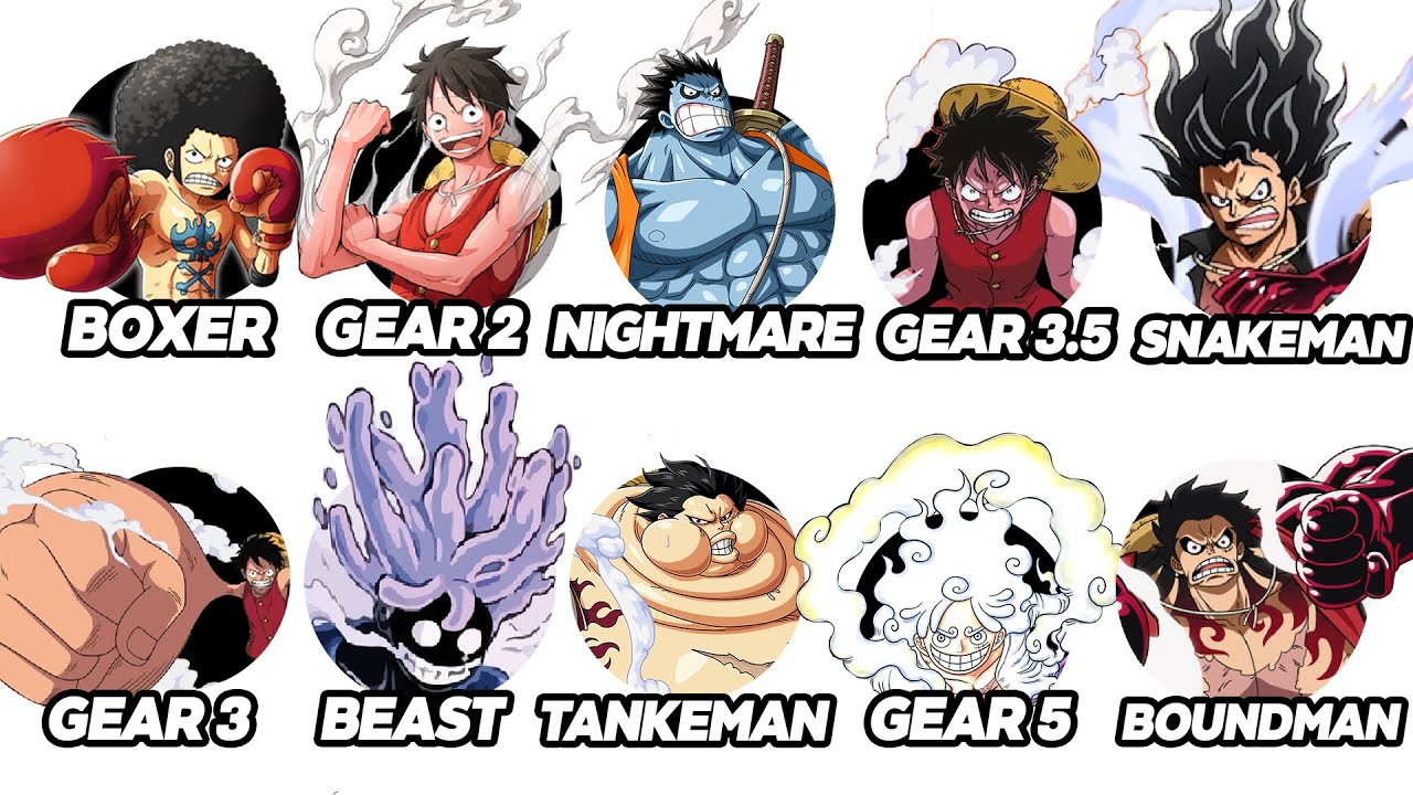 Every Luffy Form Explained - YouTube