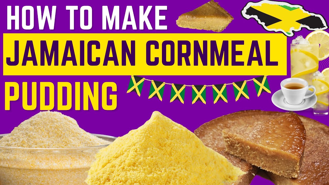 How To Make Jamaican Cornmeal Pudding | Easy Jamaican Cornmeal Pudding ...