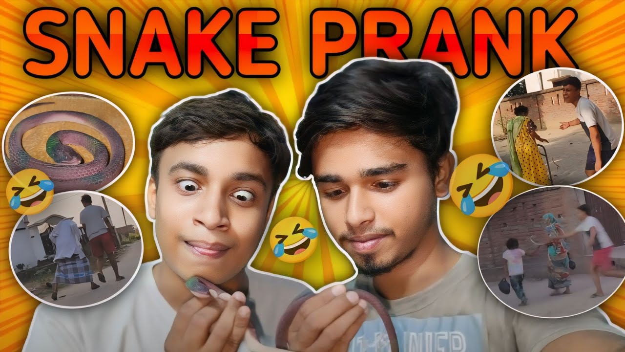 Snake Prank on random people 🐍🤣 | Best prank of 2024 | LALA VLOGS - YouTube