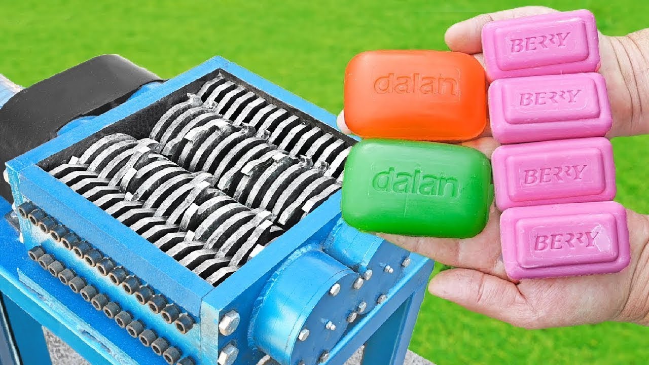 EXPERIMENT SOAP VS SHREDDER - YouTube