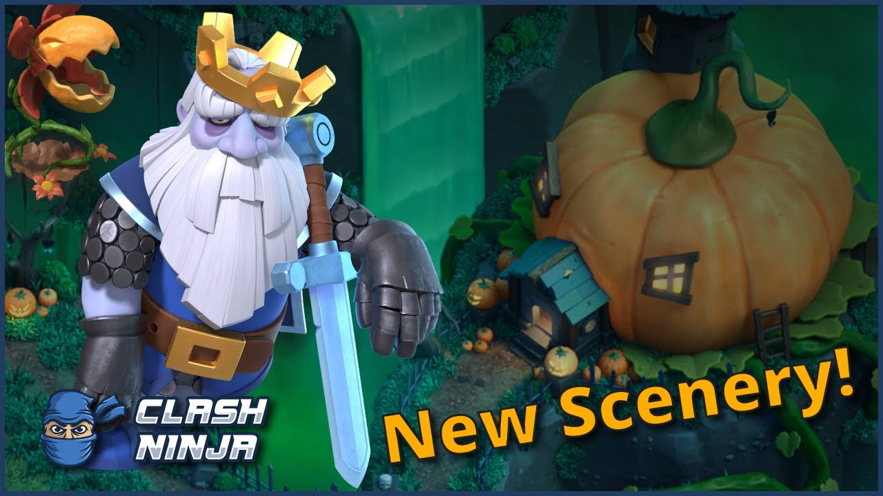 The New Halloween 2021 Scenery | Clash of Clans - YouTube