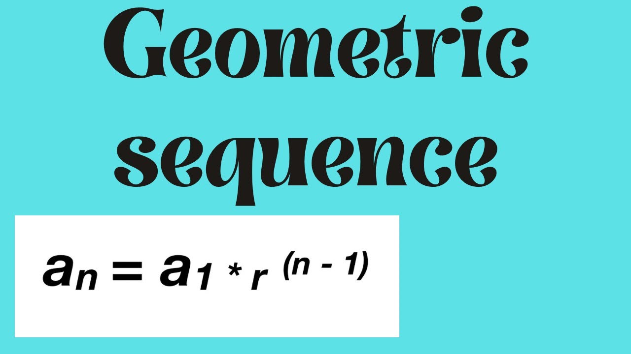 How to find the ratio and nth term of a geometric sequence - YouTube