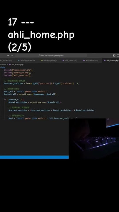 17 Ahlihomephp25 Coding Css Html Javascript Php Webdevelopment Asmr Keyboard