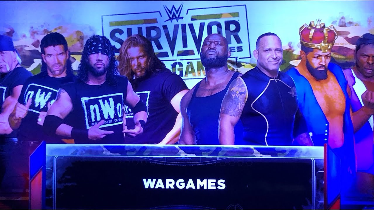 WarGames - Ernie Ladd, Bobo Brazil, Omos, MVP vs. "Hollywood" Hogan ...