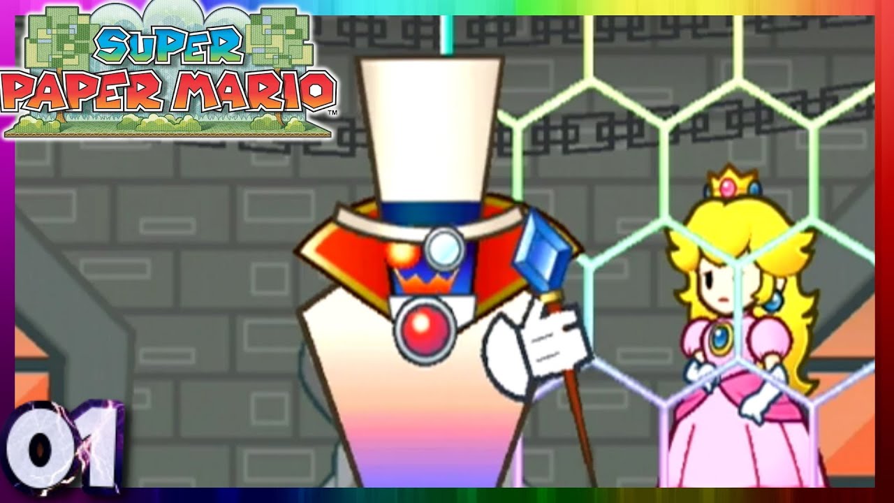 Super Paper Mario | Opening + Prologue [01] - YouTube