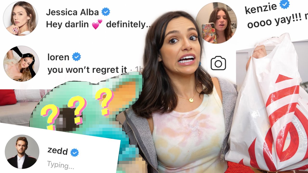 DMing Celebrities to Shop For Me at Target!! - YouTube