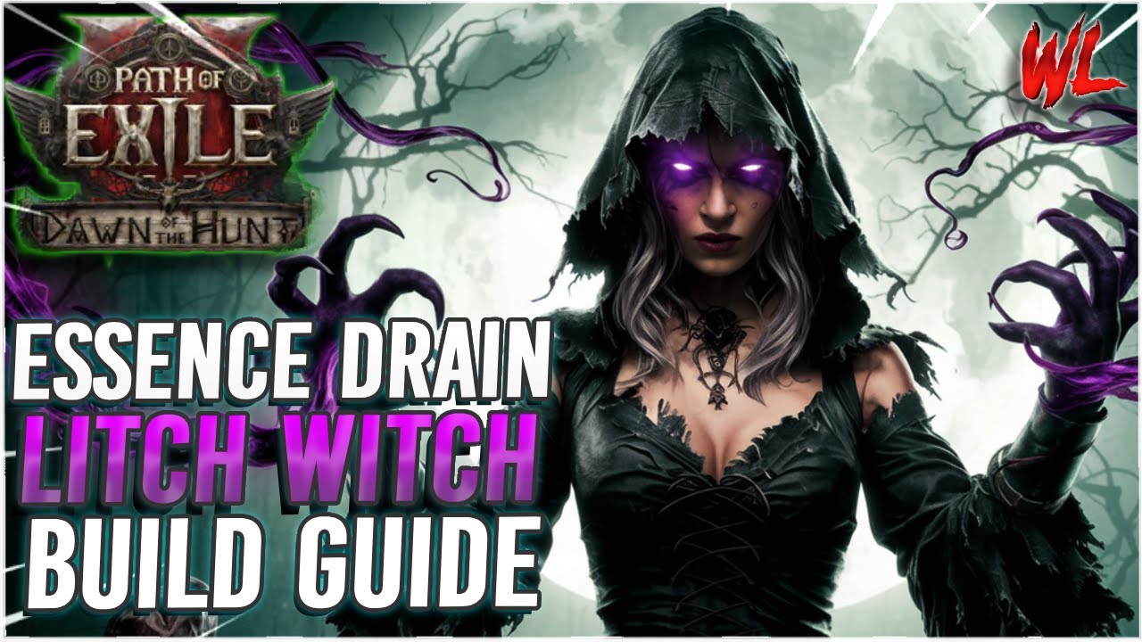 DRAIN COMPELTE SCREENS with Essence Drain Witch Build Guide Path of ...