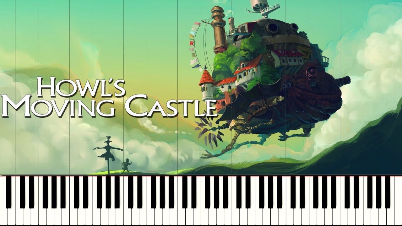 Howl's Moving Castle - Synthesia Piano Tutorial - YouTube