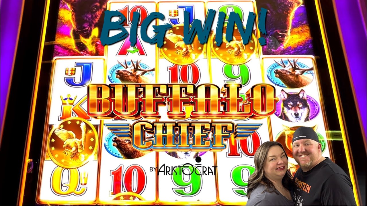 BUFFALO! Big win on Buffalo Chief! I think this is the most bonuses I ...