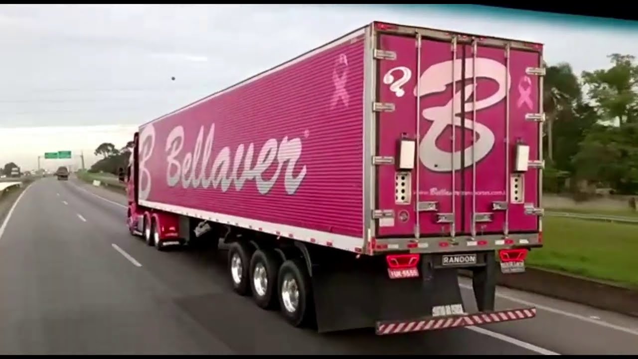 SCANIA PINK E SCANIA BLACK RODARAM JUNTOS A NOITE TODA # ...