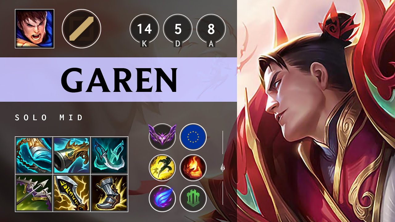 Garen Mid vs Syndra: Unstoppable - EUW Master Patch 14.20 - YouTube