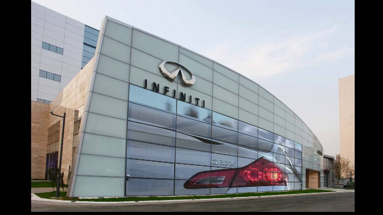 Transparent led screen video for Auto 4S store - YouTube