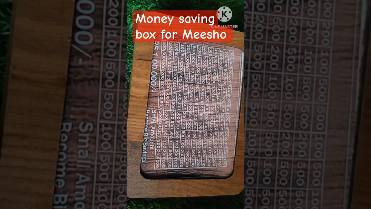 money saving box for Meesho 💰💰 - YouTube