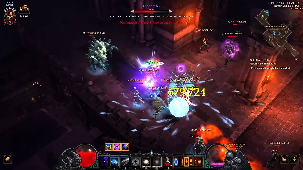Diablo 3 - 365k Damage Wizard - Torment 6 - YouTube