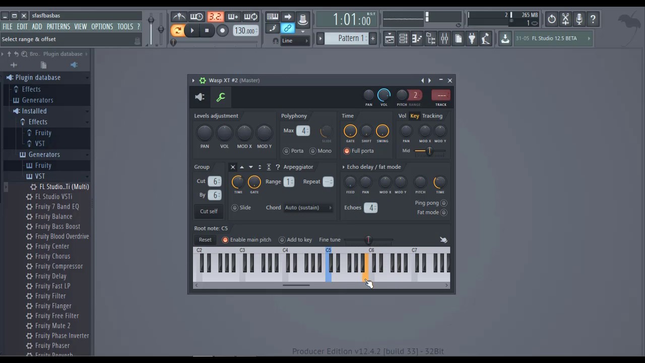 Fl studio Plugin Wasp XT tst - YouTube