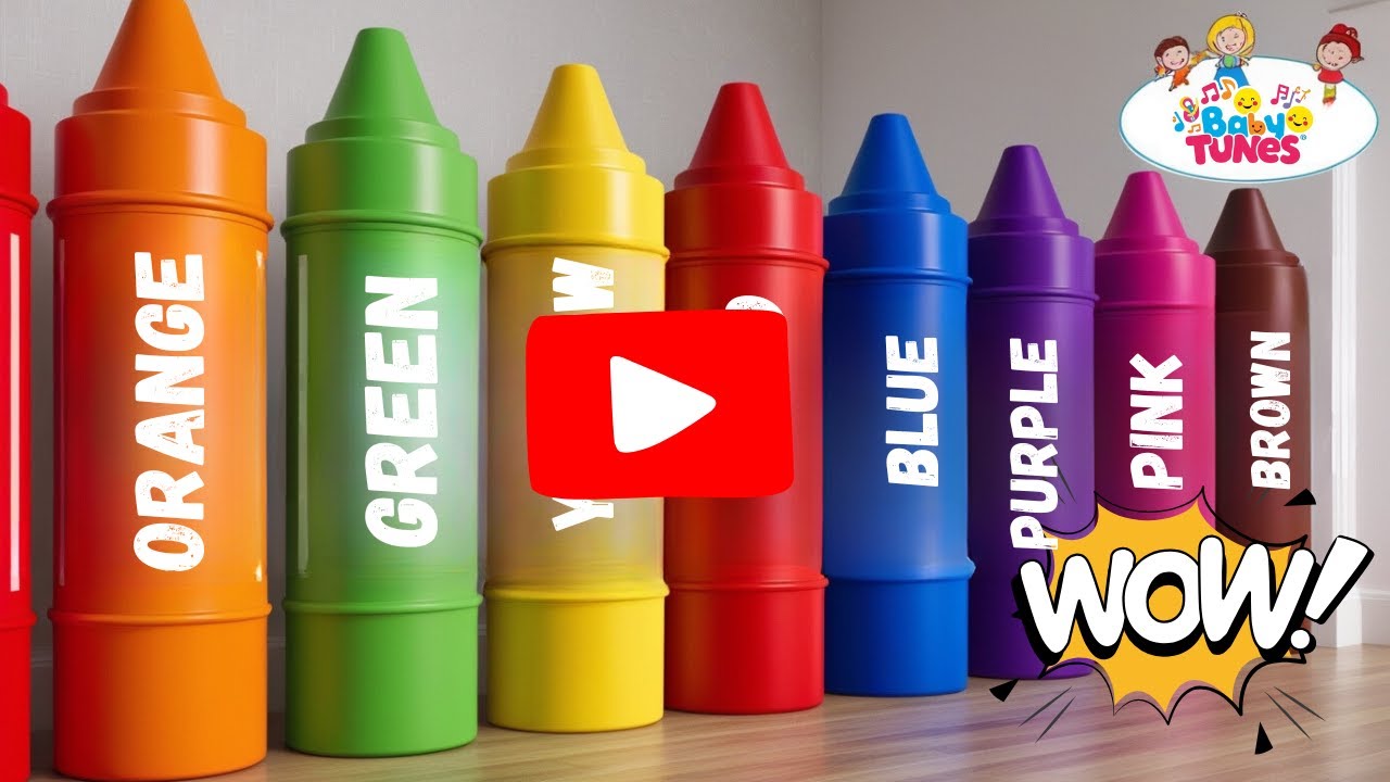 Best Learning Video for Toddlers | Learn Colors | #Crayons#Colors_song ...