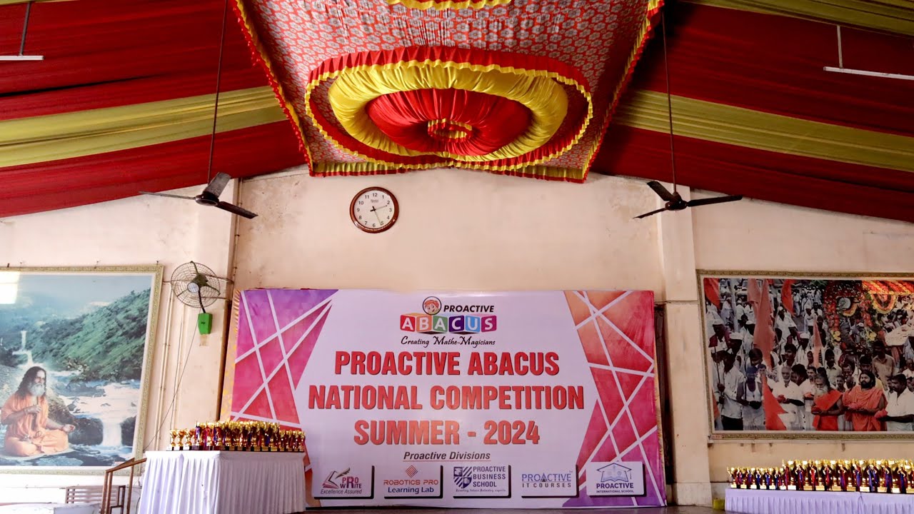 PROACTIVE ABACUS NATIONAL COMPETITION | SUMMER 2024 | NASHIK | BALAJI ...