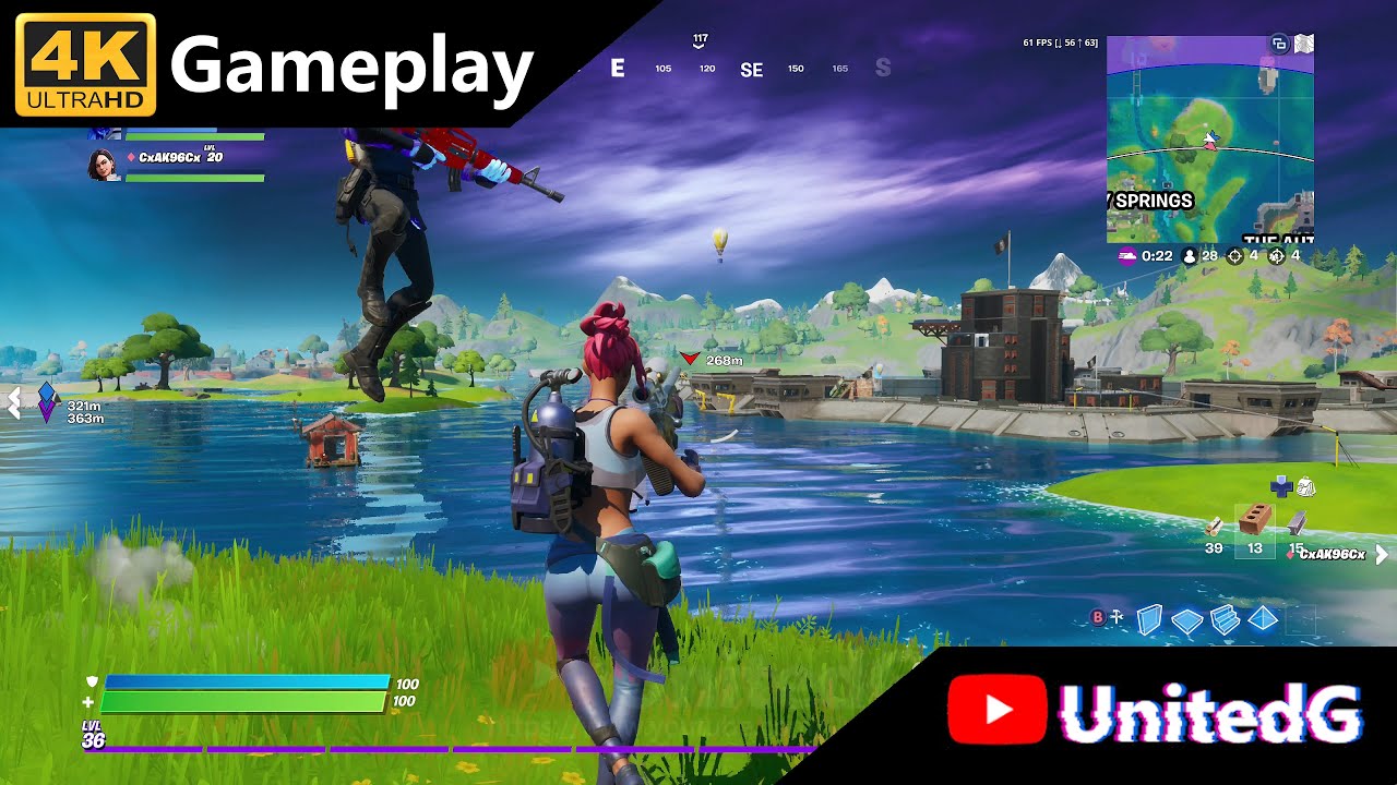 Fortnite - Xbox One X Gameplay 4K - YouTube