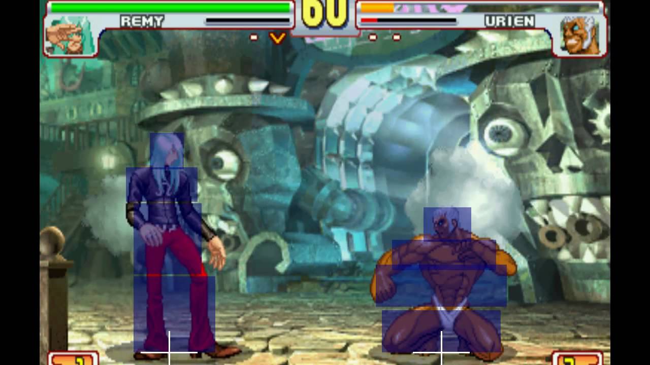 SFIII:3S: Hitbox Viewer: Remy and Urien - YouTube