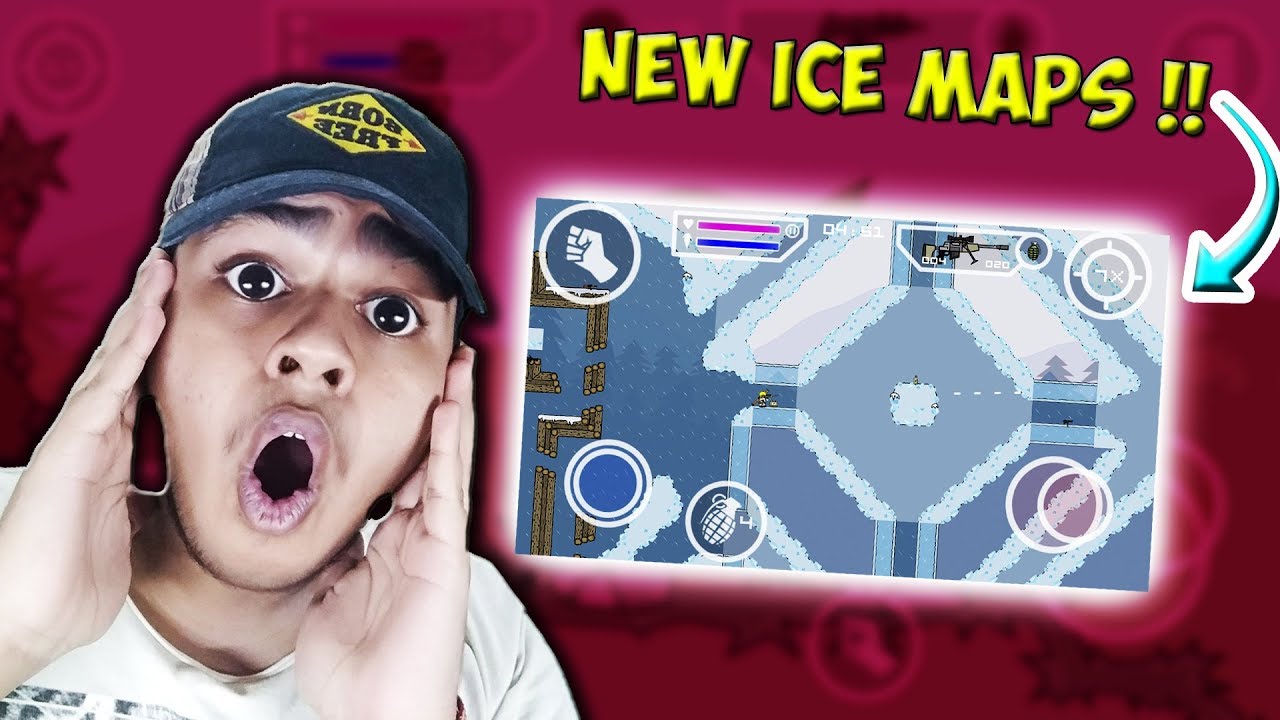 Mini Militia NEW OFFICIAL ICE MAPS OMG!! EPIC GODLIKE GAMEPLAY ...