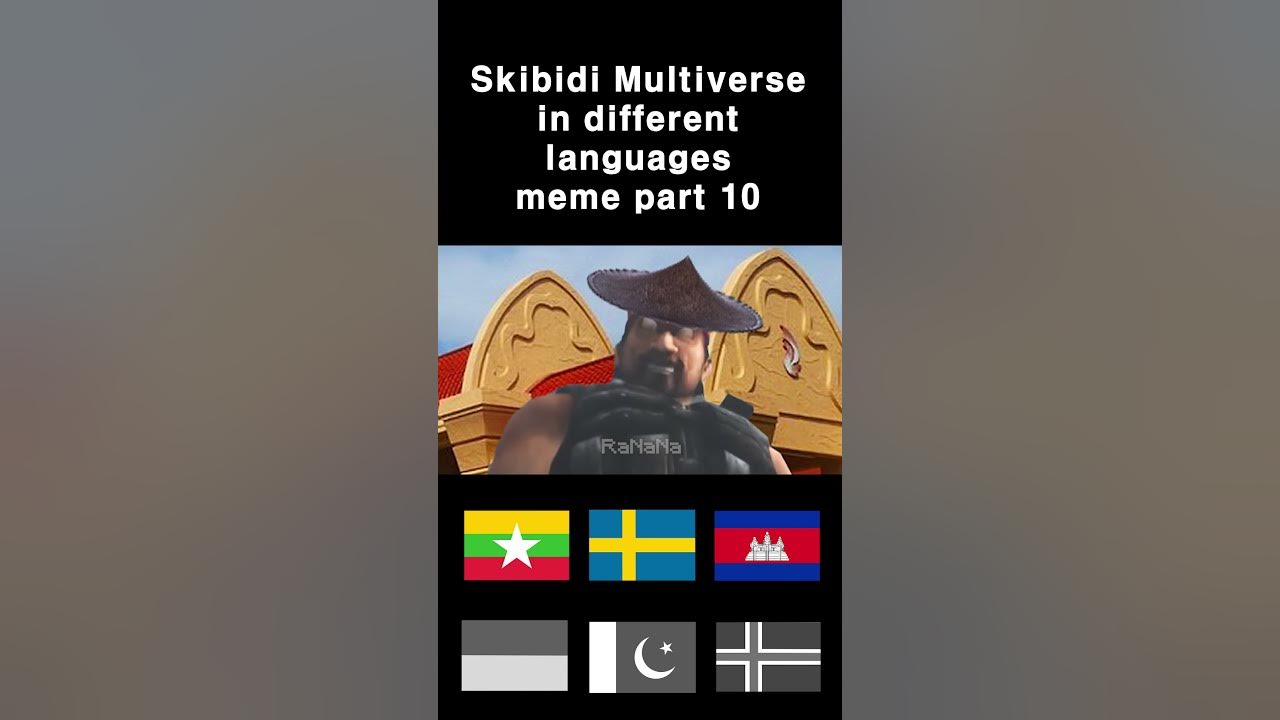 Skibidi Multiverse in different languages meme part 10#shorts - YouTube